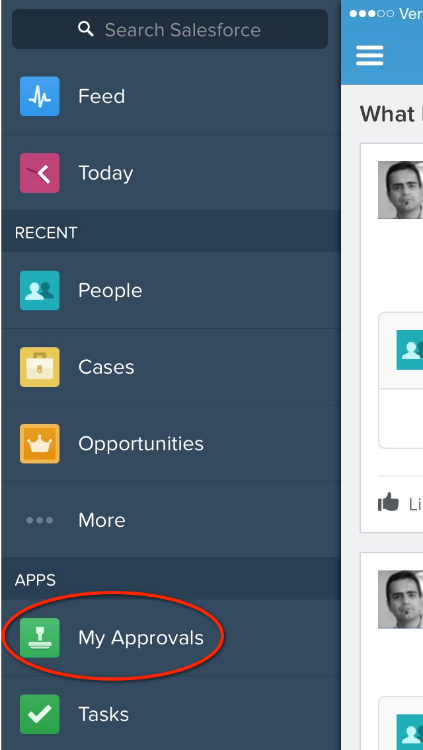 App In Left Nav