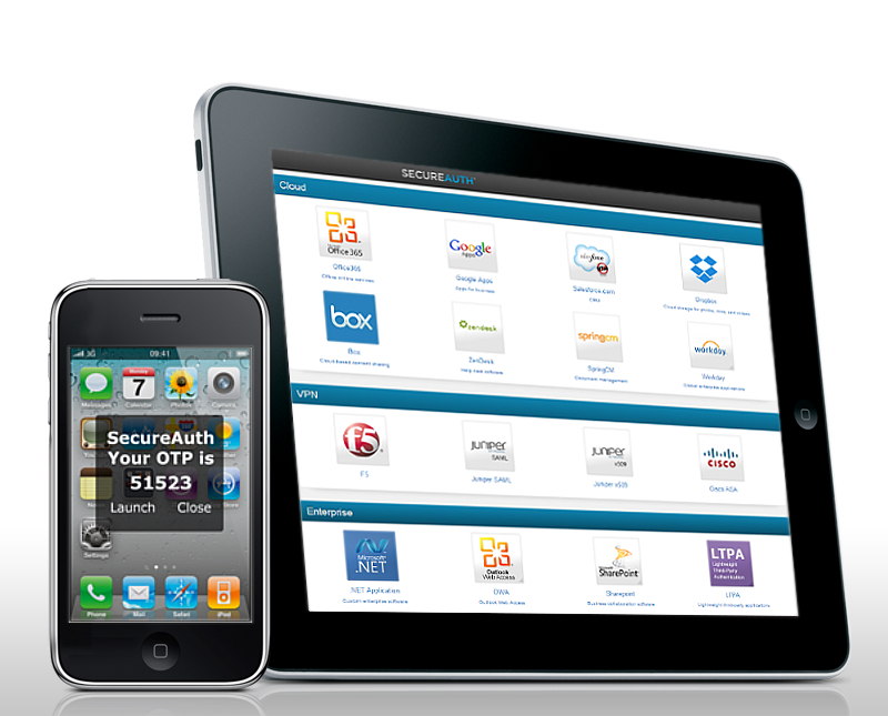secureauth push notification and sso portal