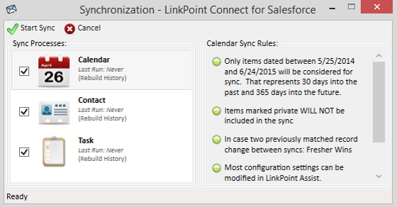 linkpoint connect synchronization