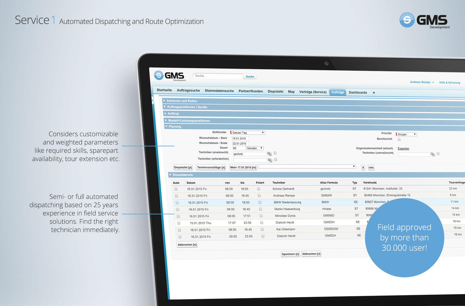 automated dispatching and route optimization with ai