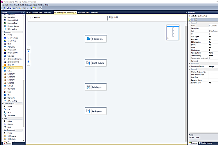 magic xpi for salesforce screen shot