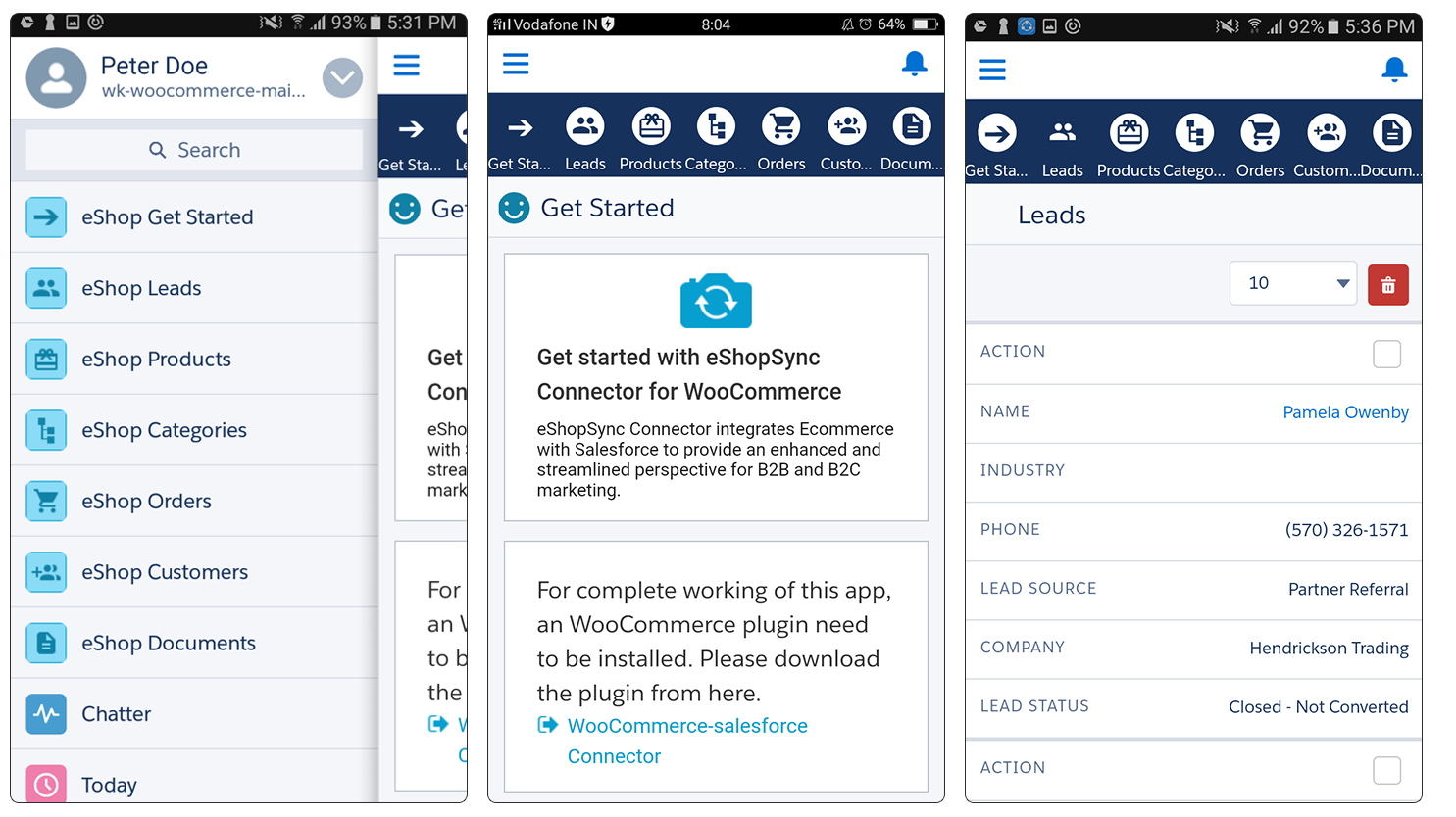 View Of Lightning Component In Salesforce1 1