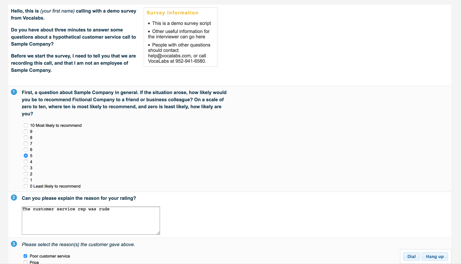 we develop a custom interview script based on your business needs