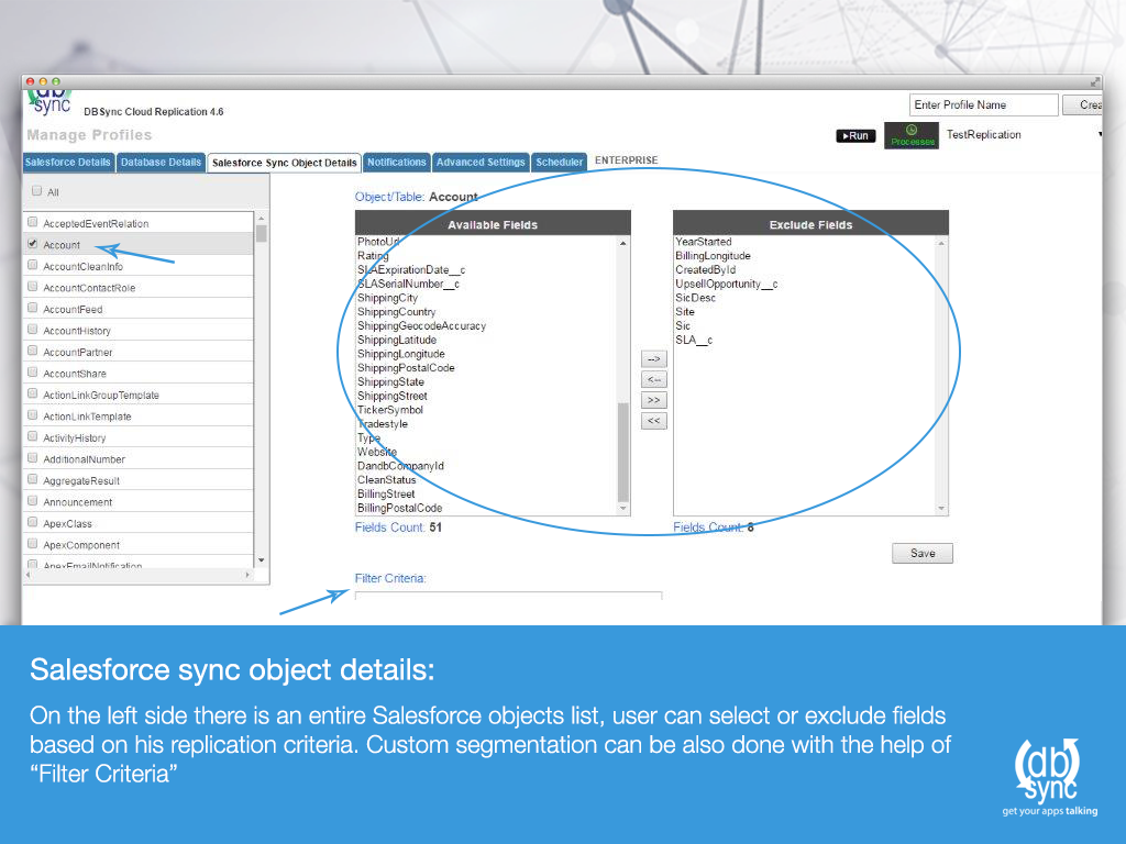 salesforce sync object details