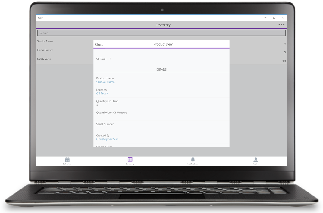 Axsy Mobile App for Salesforce Field Service