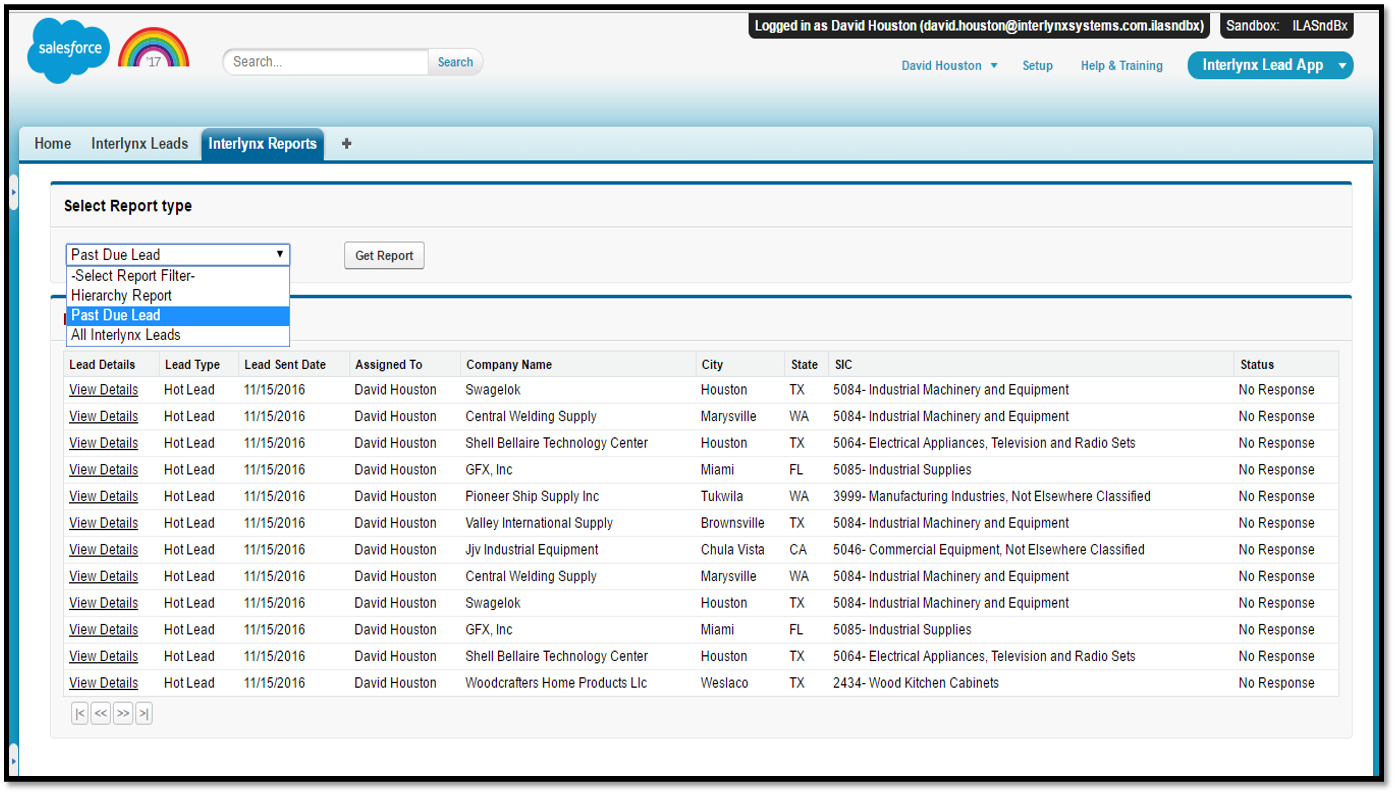 forward my leads allows you to filter on status of leads sent to ...