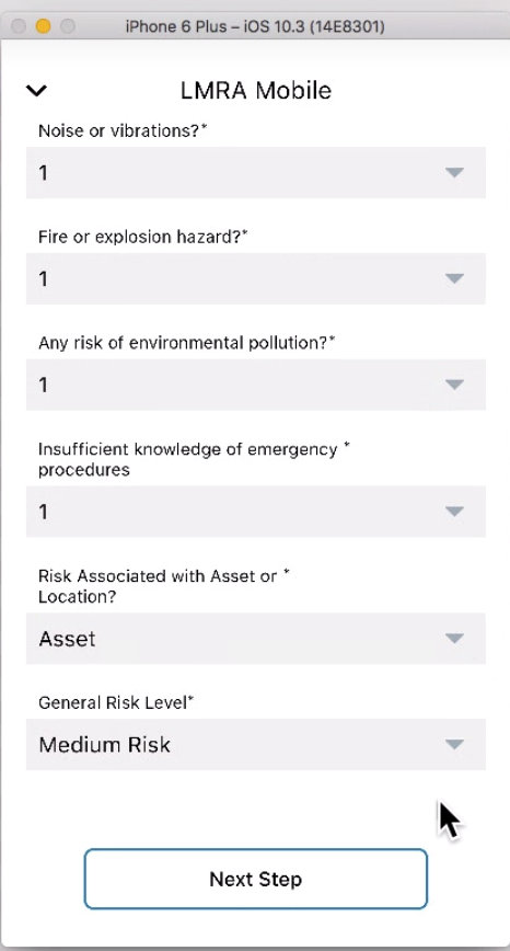last minute risk assessment