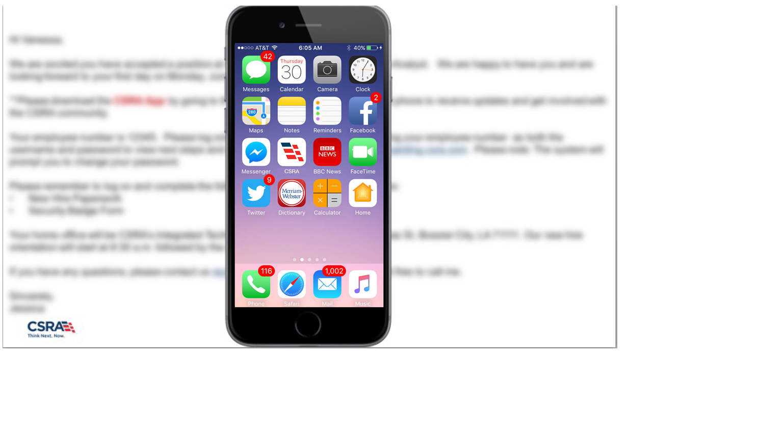 job notification on mobile