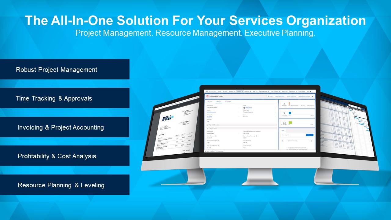 all in one project management and professional services automation