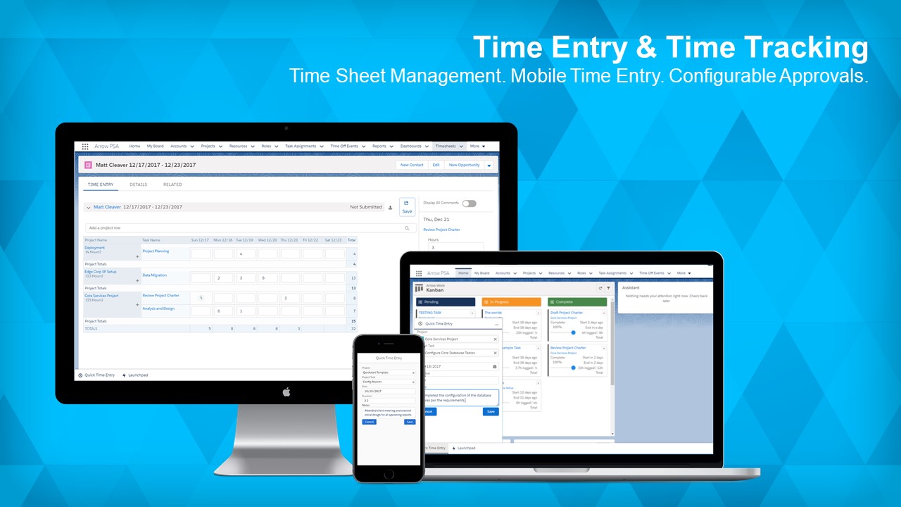 time entry and time management