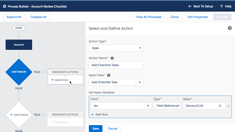 automate creating checklist tasks