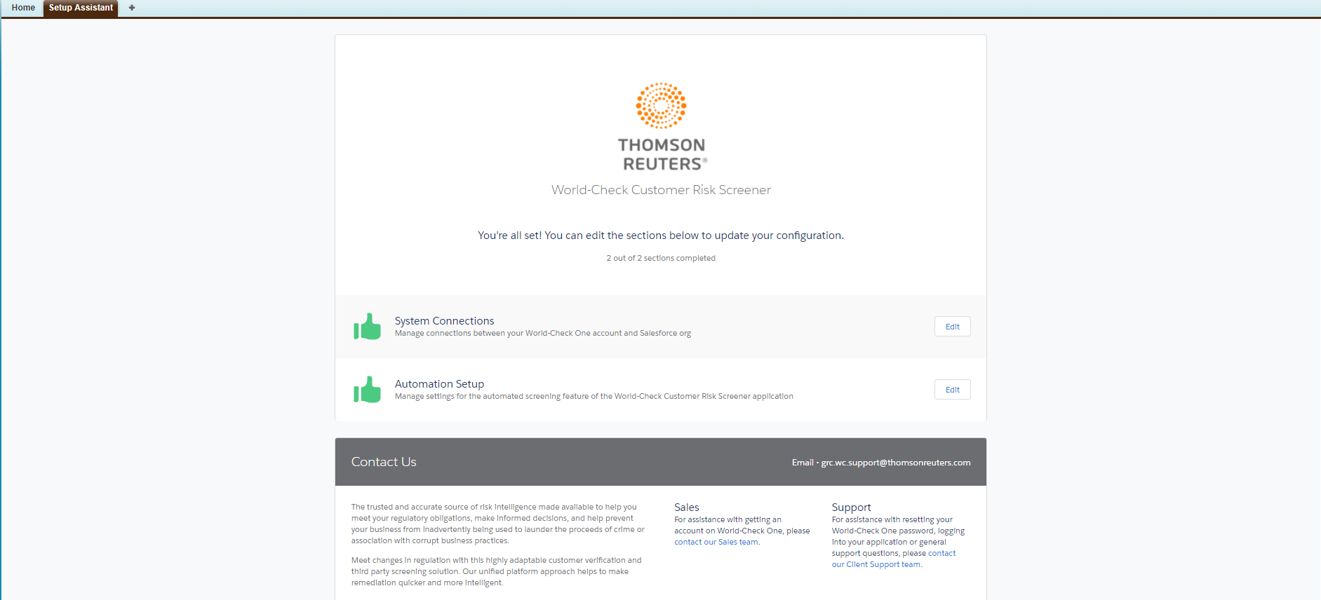 world check customer risk screener