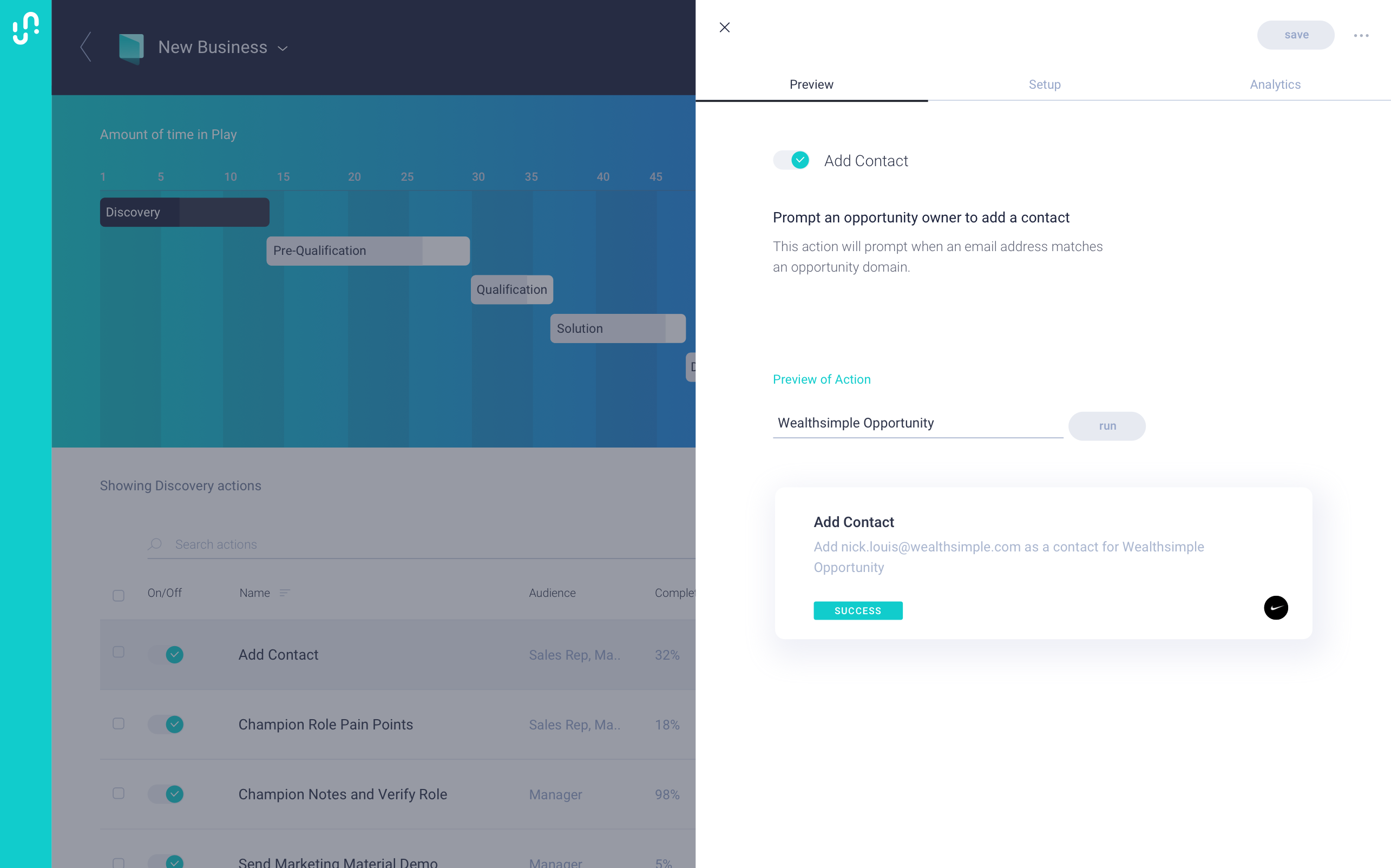 build new actions prescriptive next steps