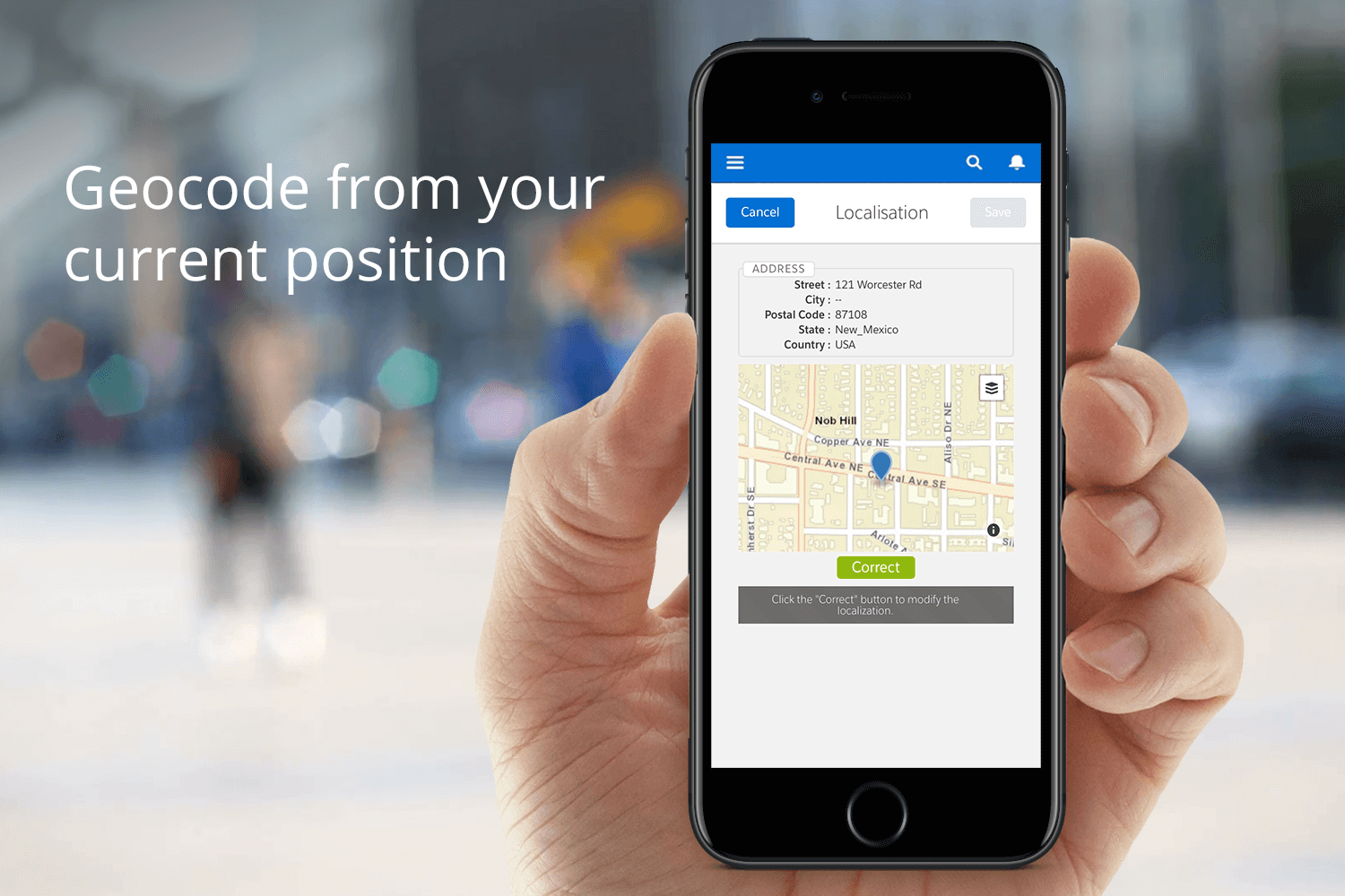 geocode from current position