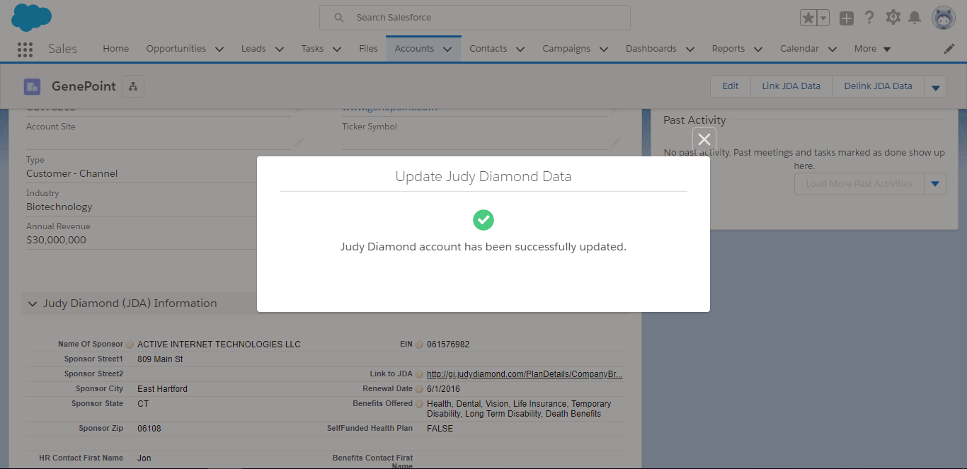 Judy Diamond Database