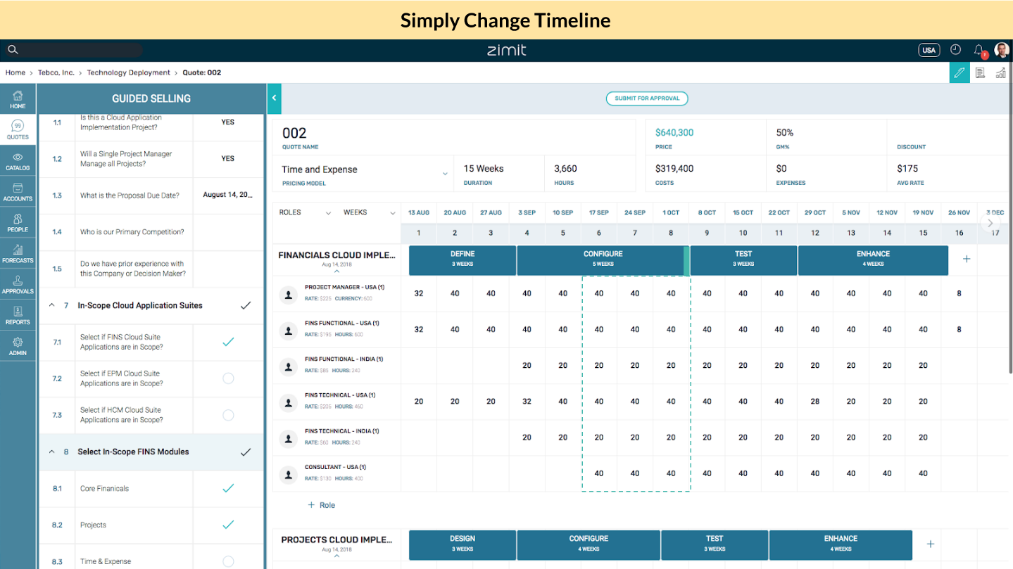 start a quote from salesforce with one click