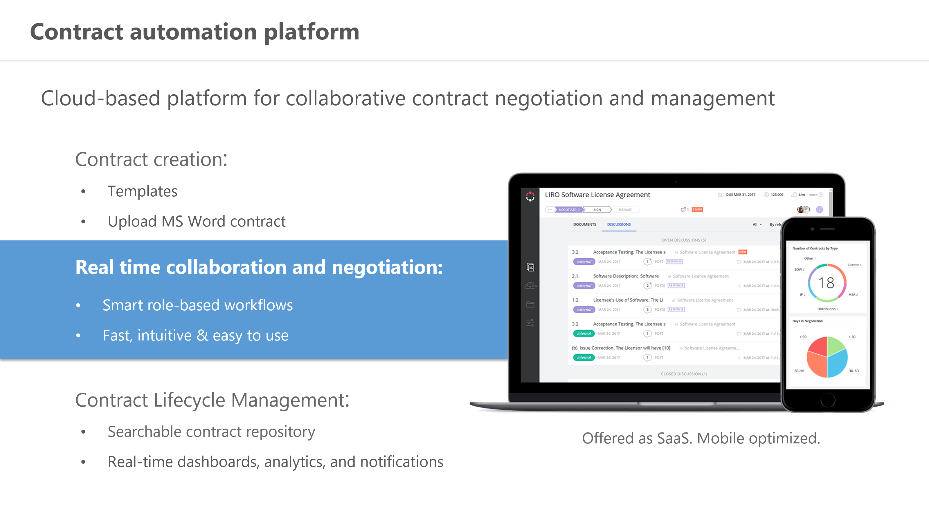 parley pro cloud based contract automation platform