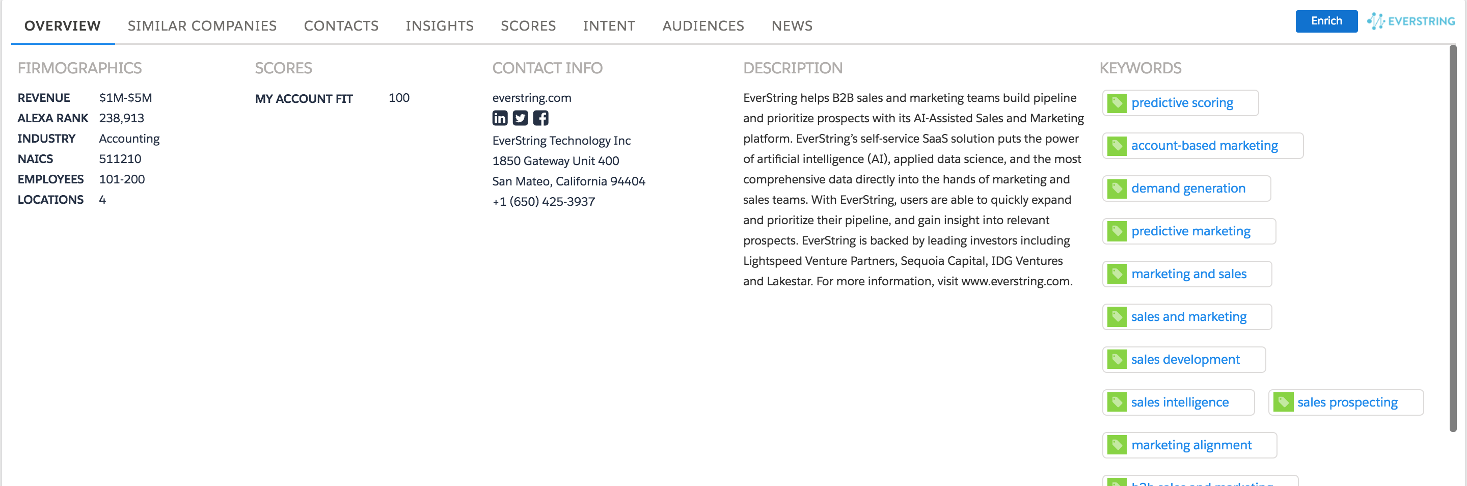 everstring audience platform