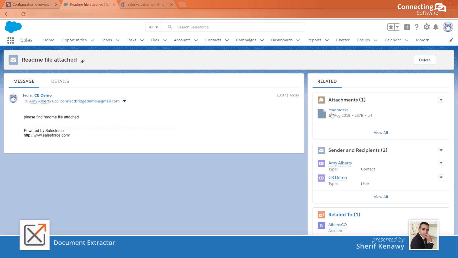 attached documents to any email message will be saved to sharepoint only after your message is sent