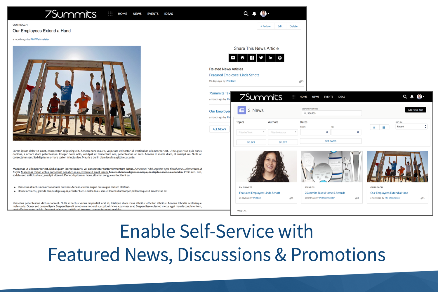 engage and inform with news discussions promotions