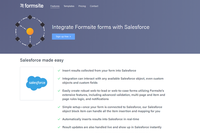 formsite salesforce integration