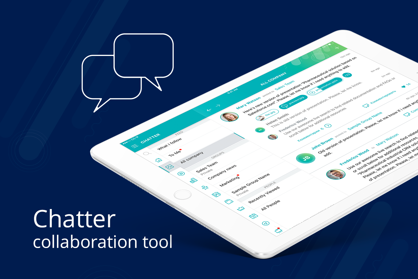 Chatter Collaboration On Your Mobile