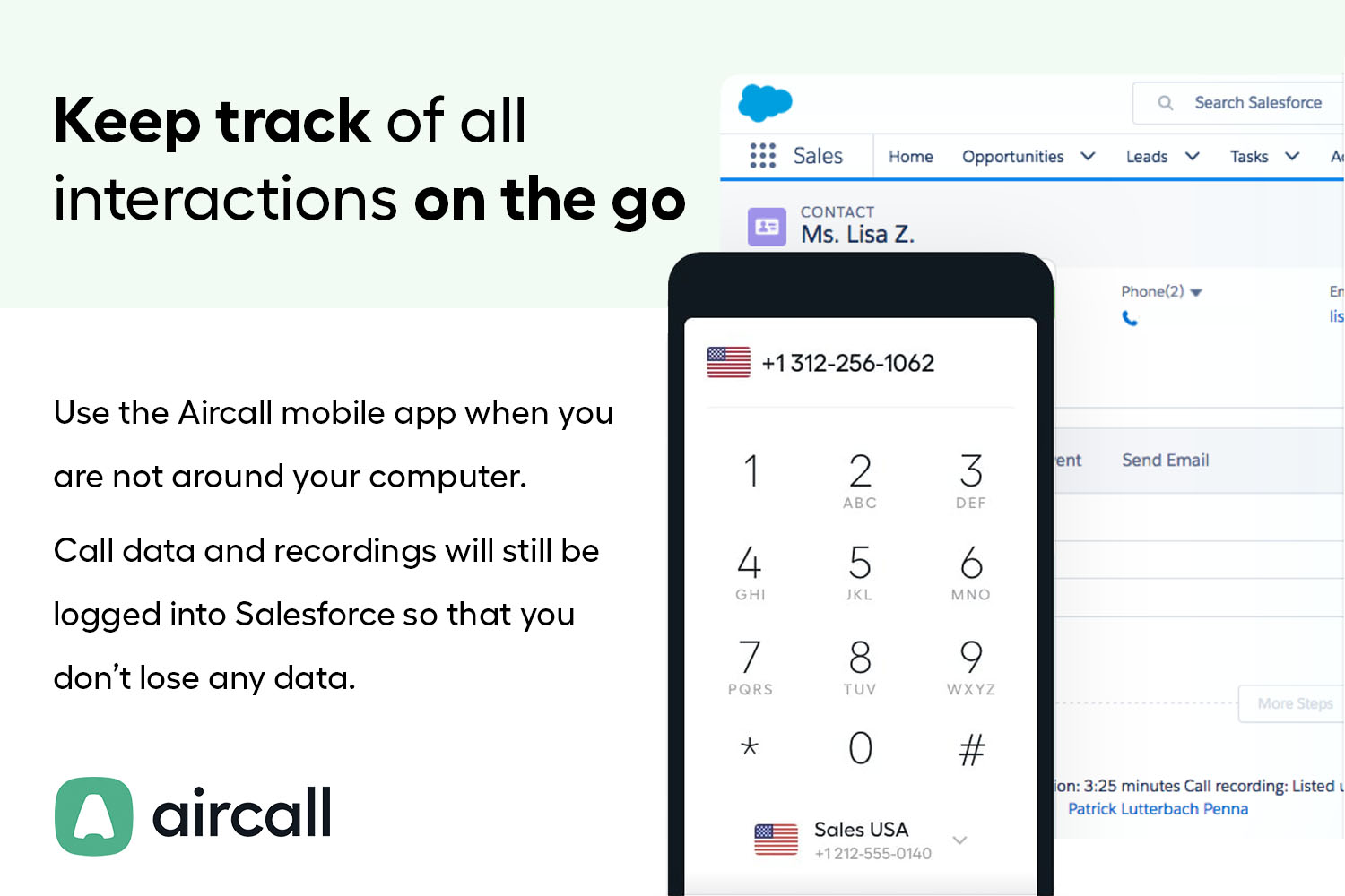make and receive calls at your desk or on the go