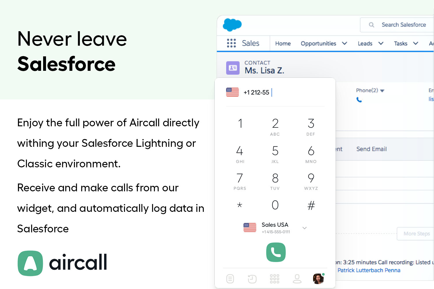 have everything within your salesforce