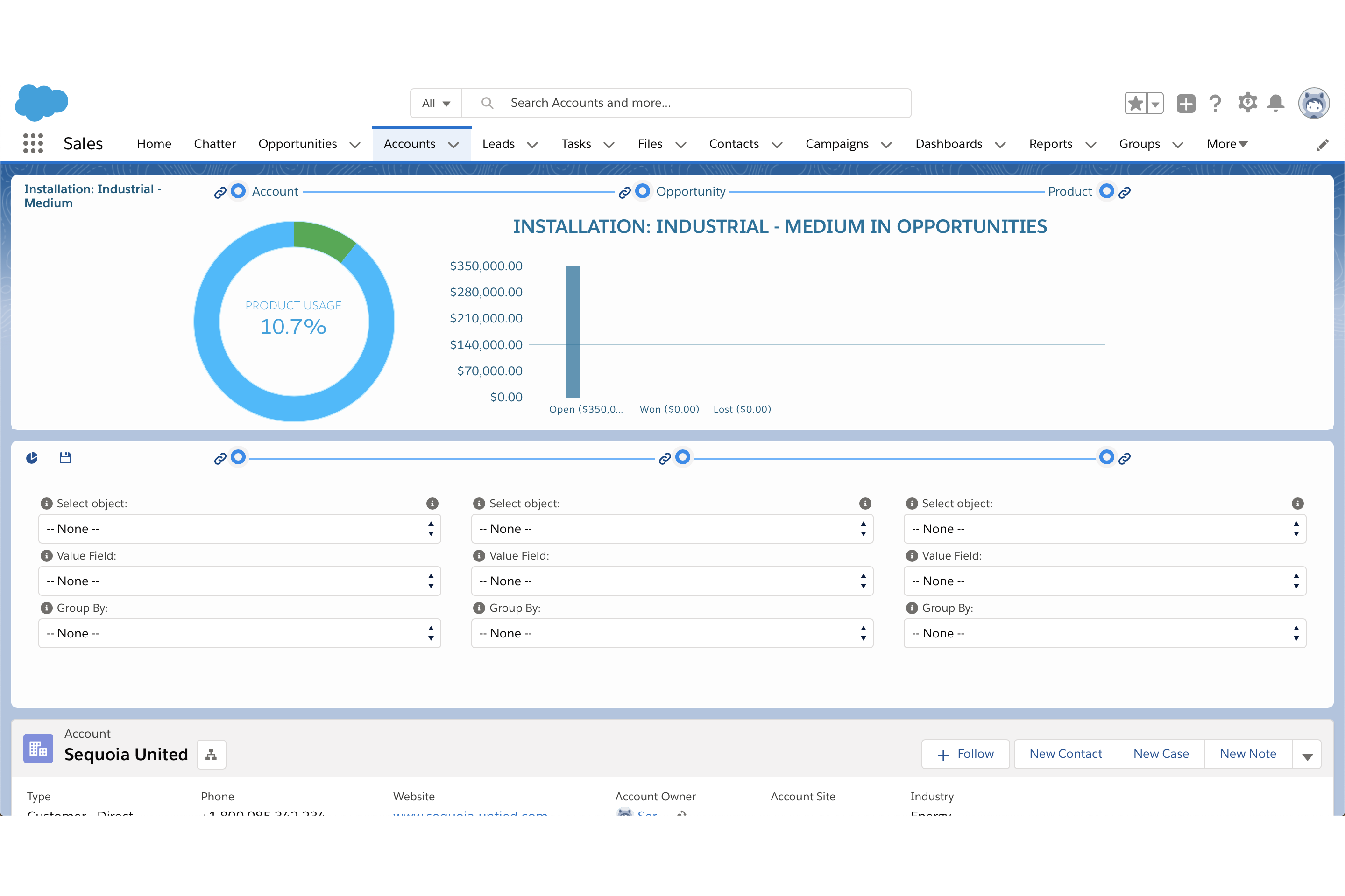 easy configuration of dash on the same screen with just a few clicks