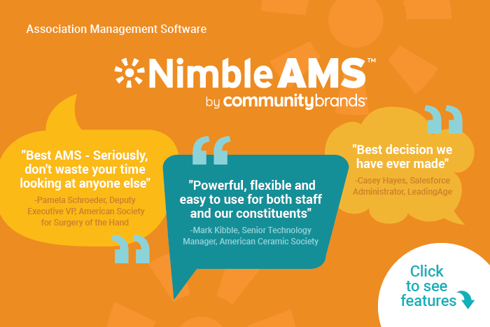 nimble ams association management software