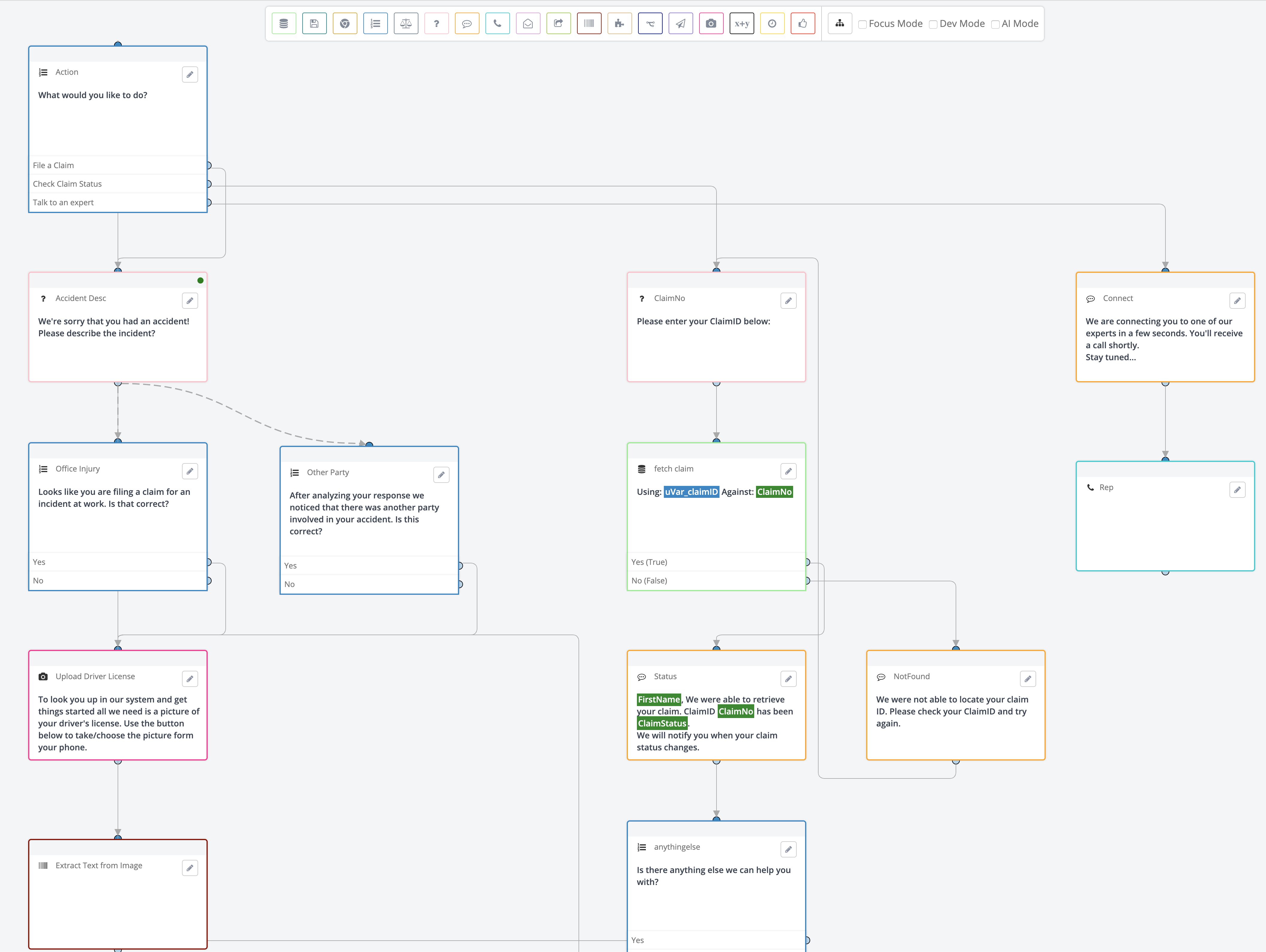 build your intelligent automations visually