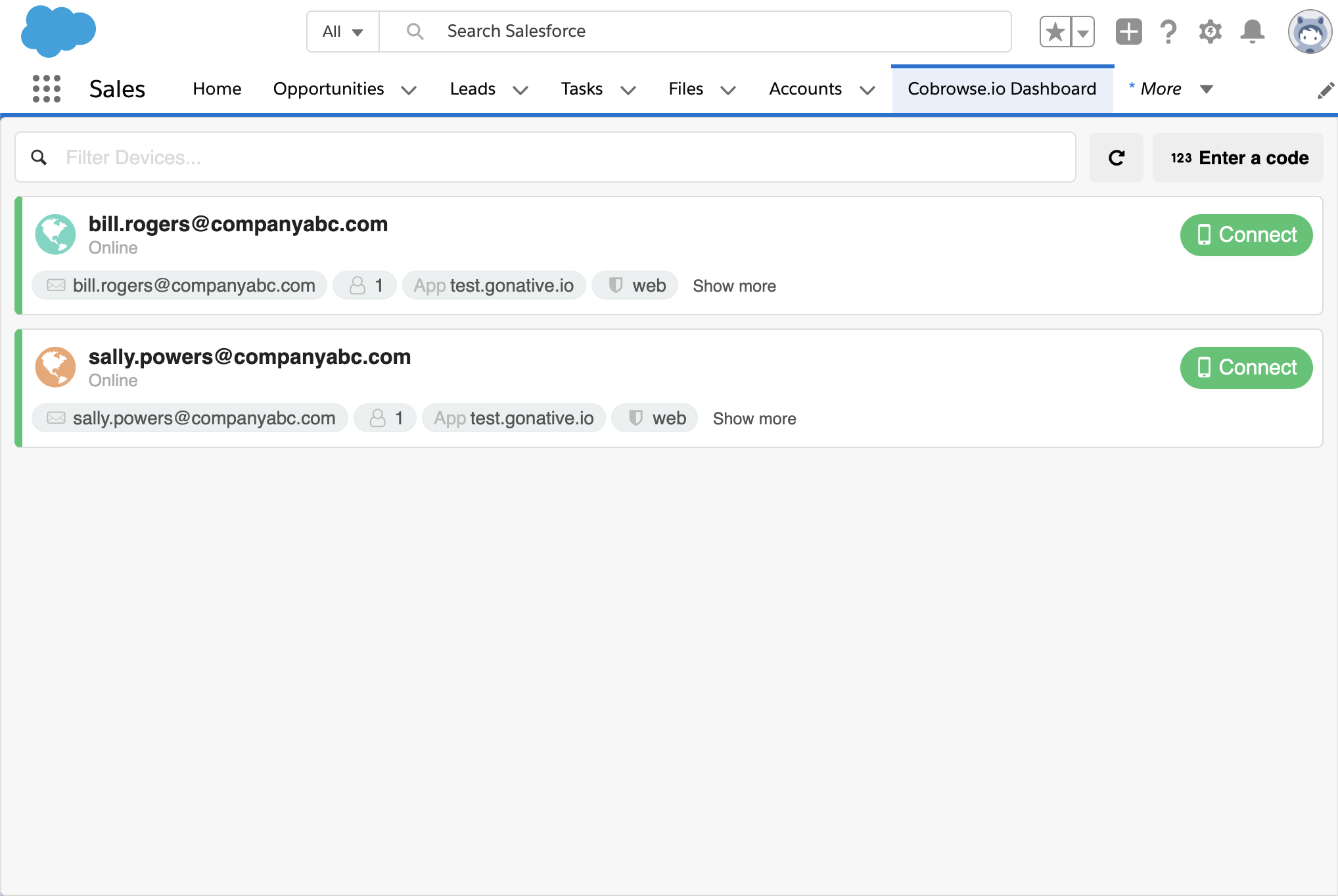 Cobrowse.io - Co-browse for Android, iOS, and Web