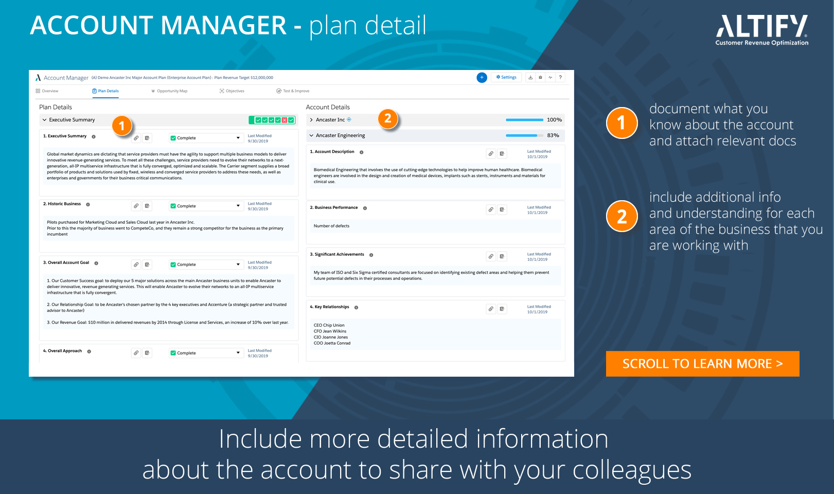 Altify Account Manager | Account Planning in Salesforce