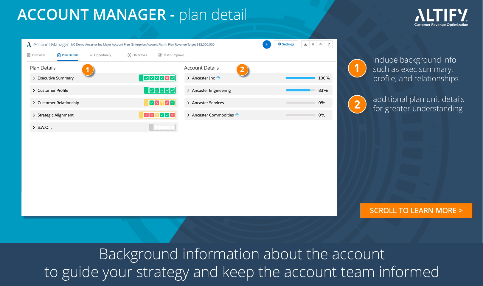 Altify Account Manager | Account Planning in Salesforce