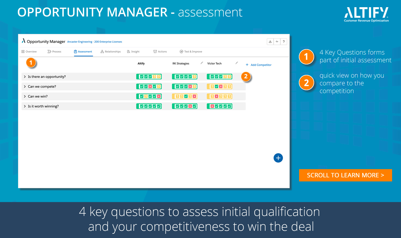opportunity manager assessment