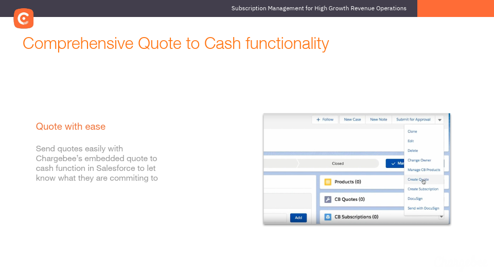 subscription quote to cash