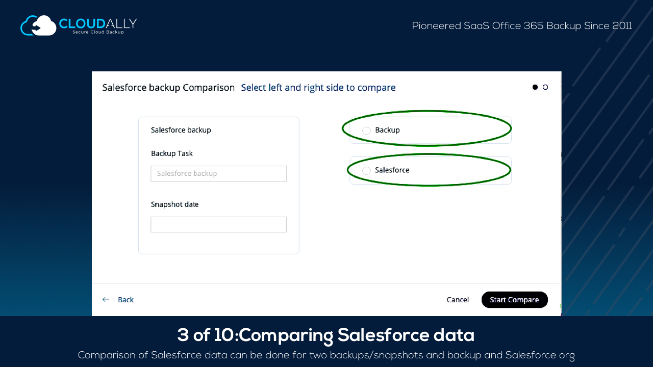 comparing salesforce data