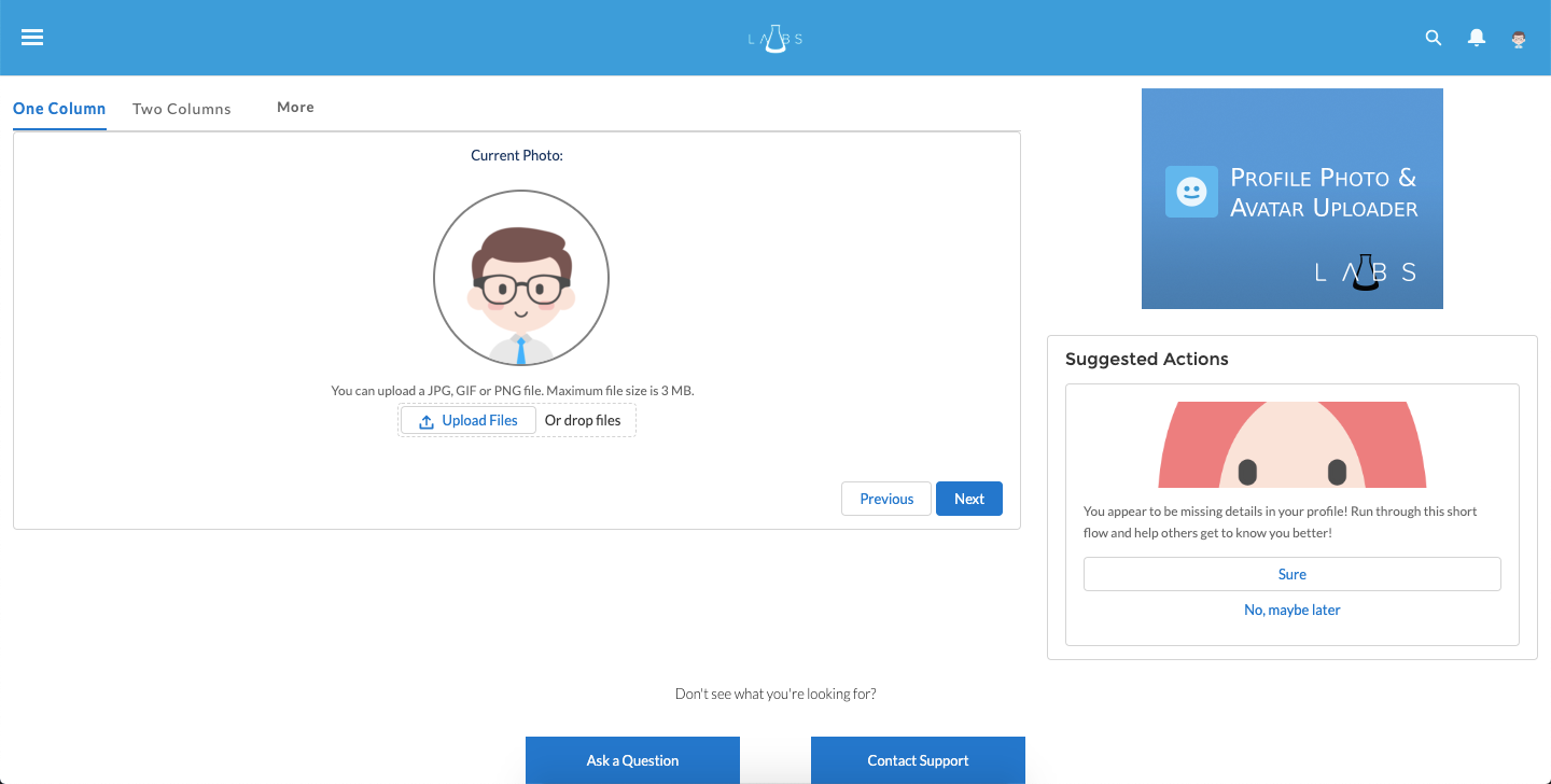 upload your own photo