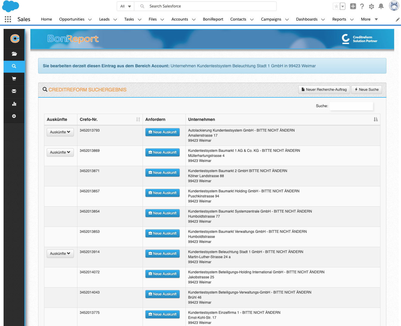 suchergebnisliste der creditreform linke spalte bereits in ihrem archiv ...