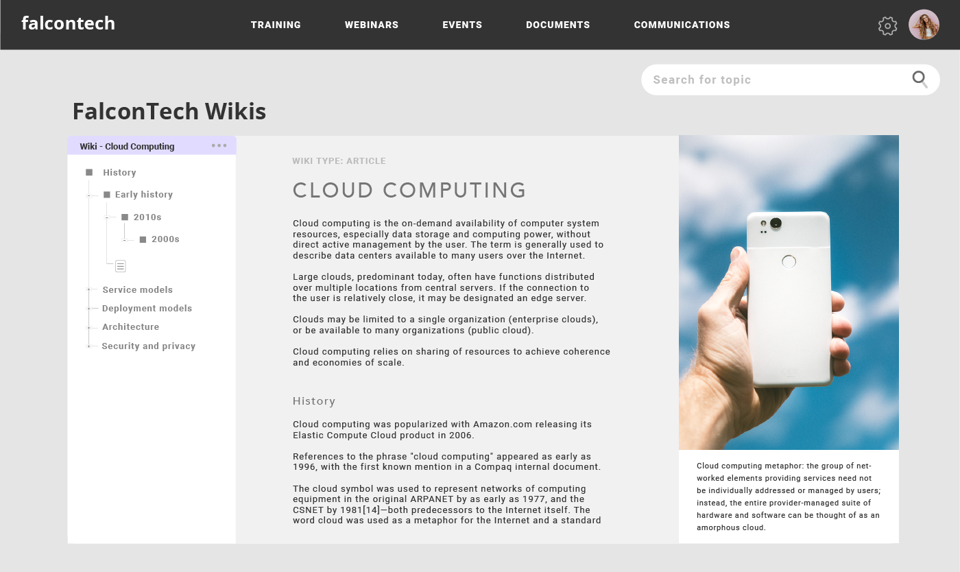 build wikis inside your secure customer portal