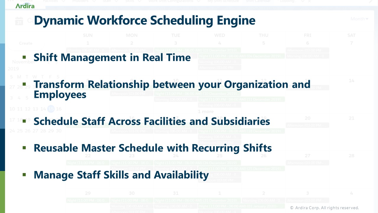 dynamic workforce scheduling engine