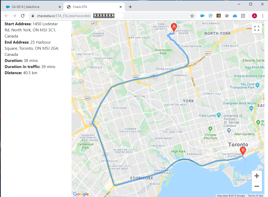check fleet eta service for fsl eta link opens google map with real ...