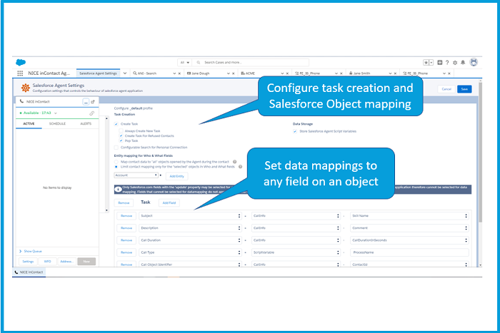 NICE CXone Agent for Salesforce - CTI \u002F IVR \u002F ACD \u002F Dialer \u002F Contact Center