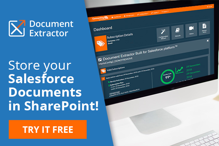 salesforce sharepoint integration try it free