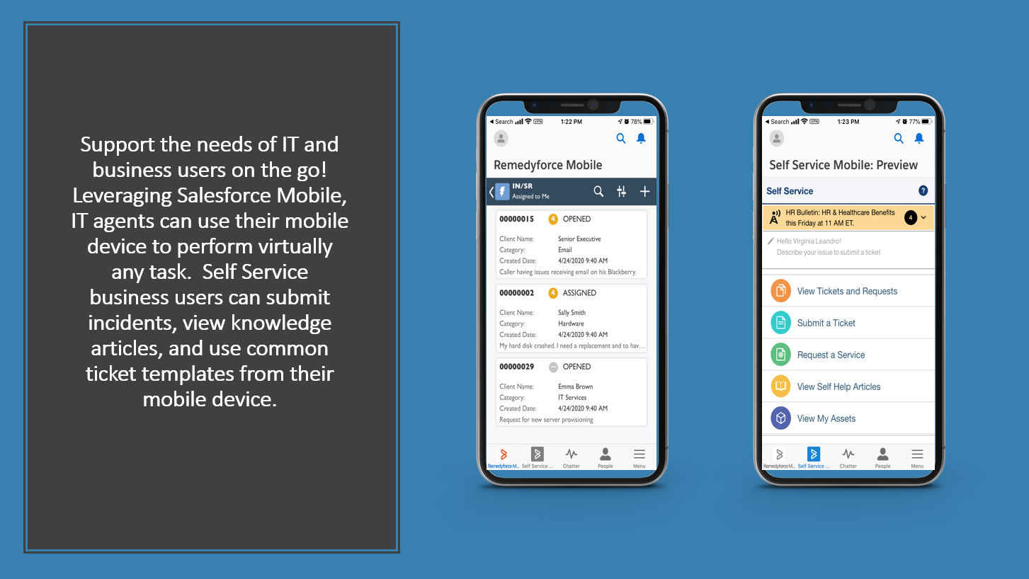 remedyforce mobile