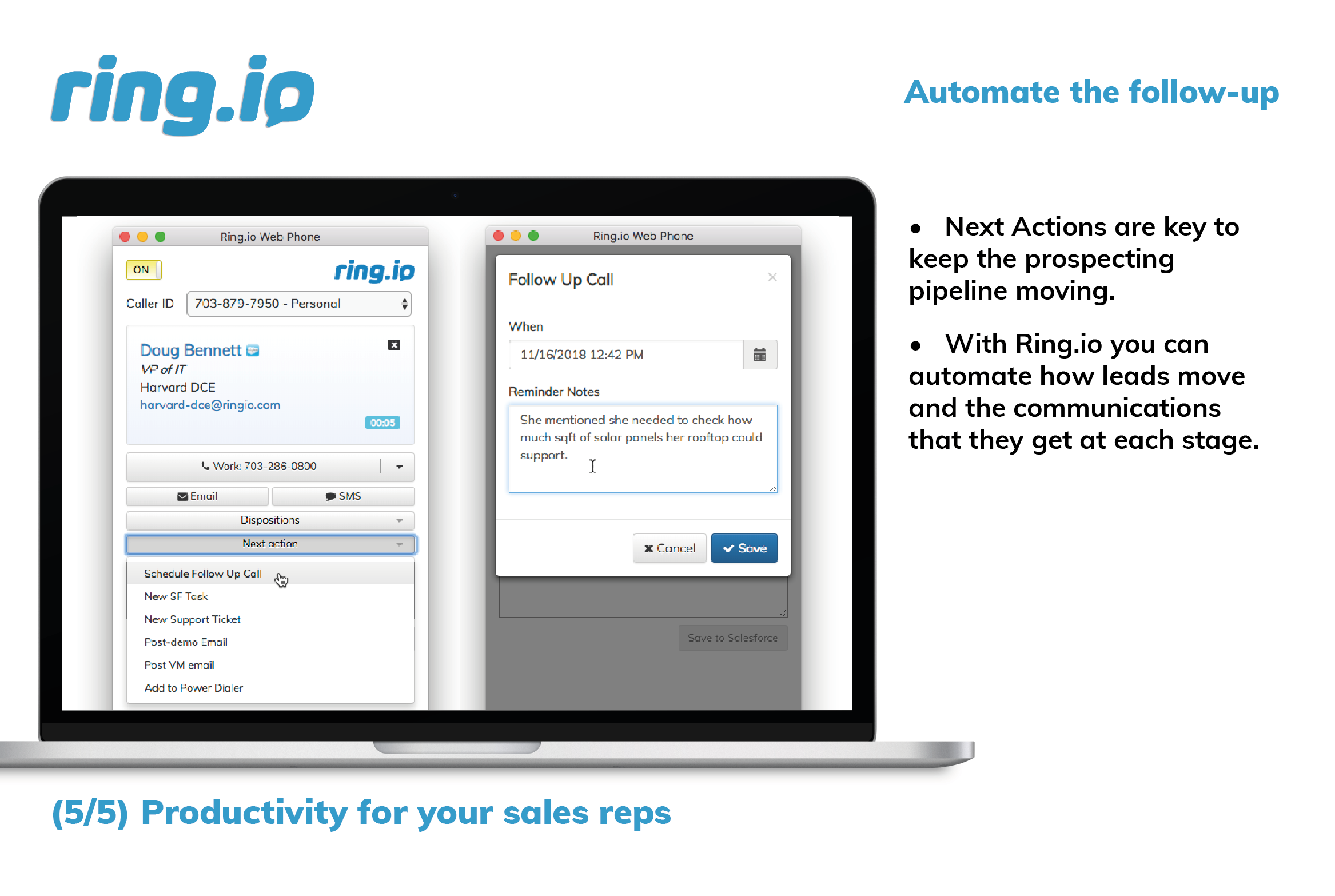 automate the follow up