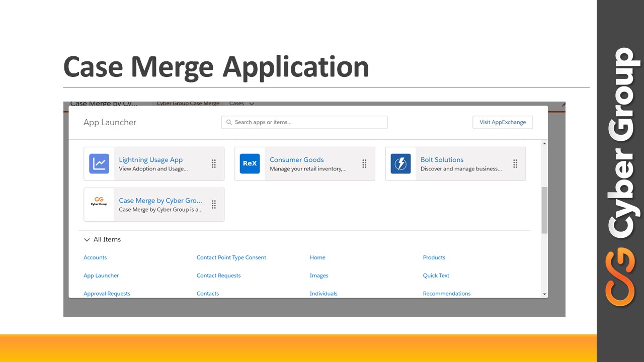 case merge application