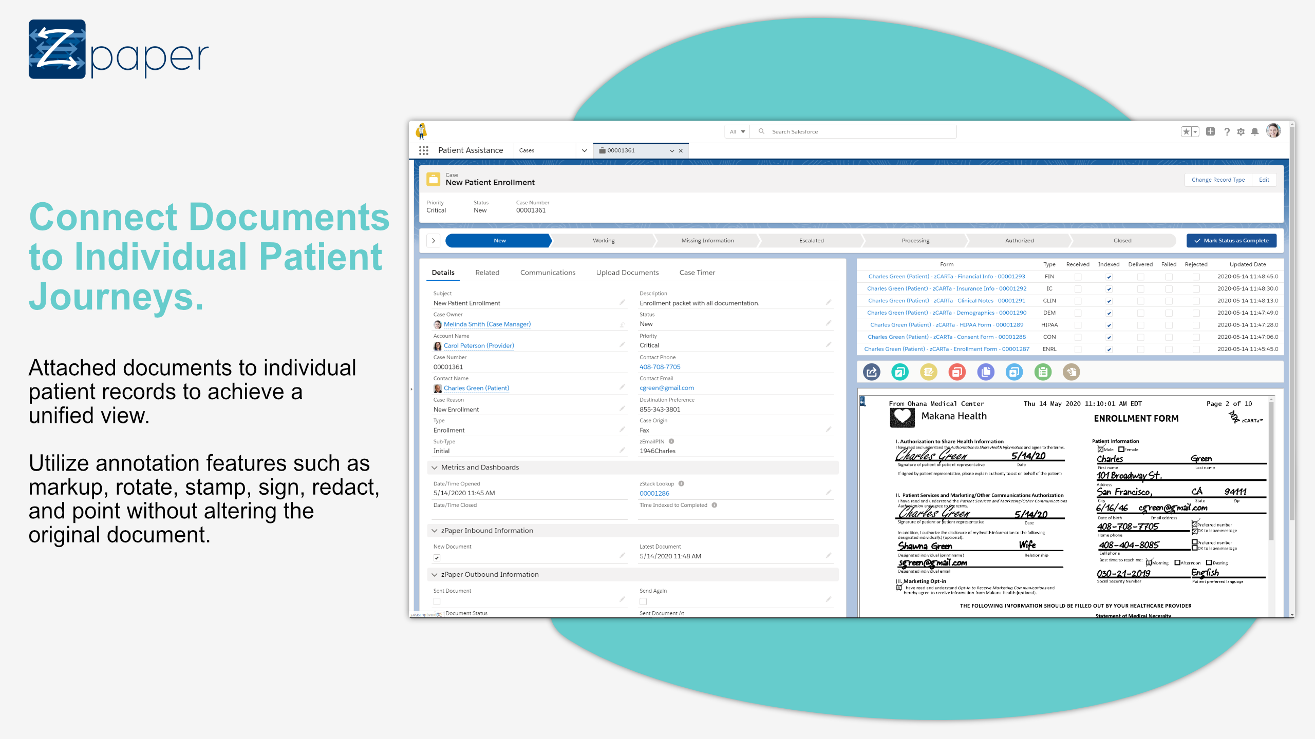 streamline patient acquisition and onboarding