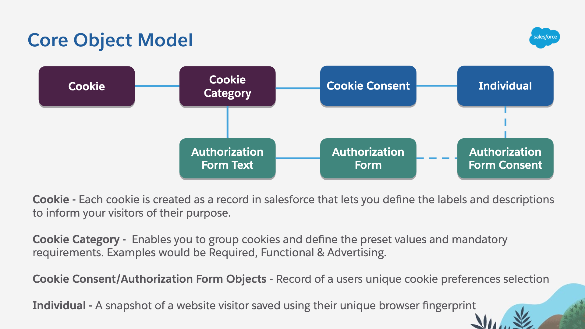 cookie consent data model