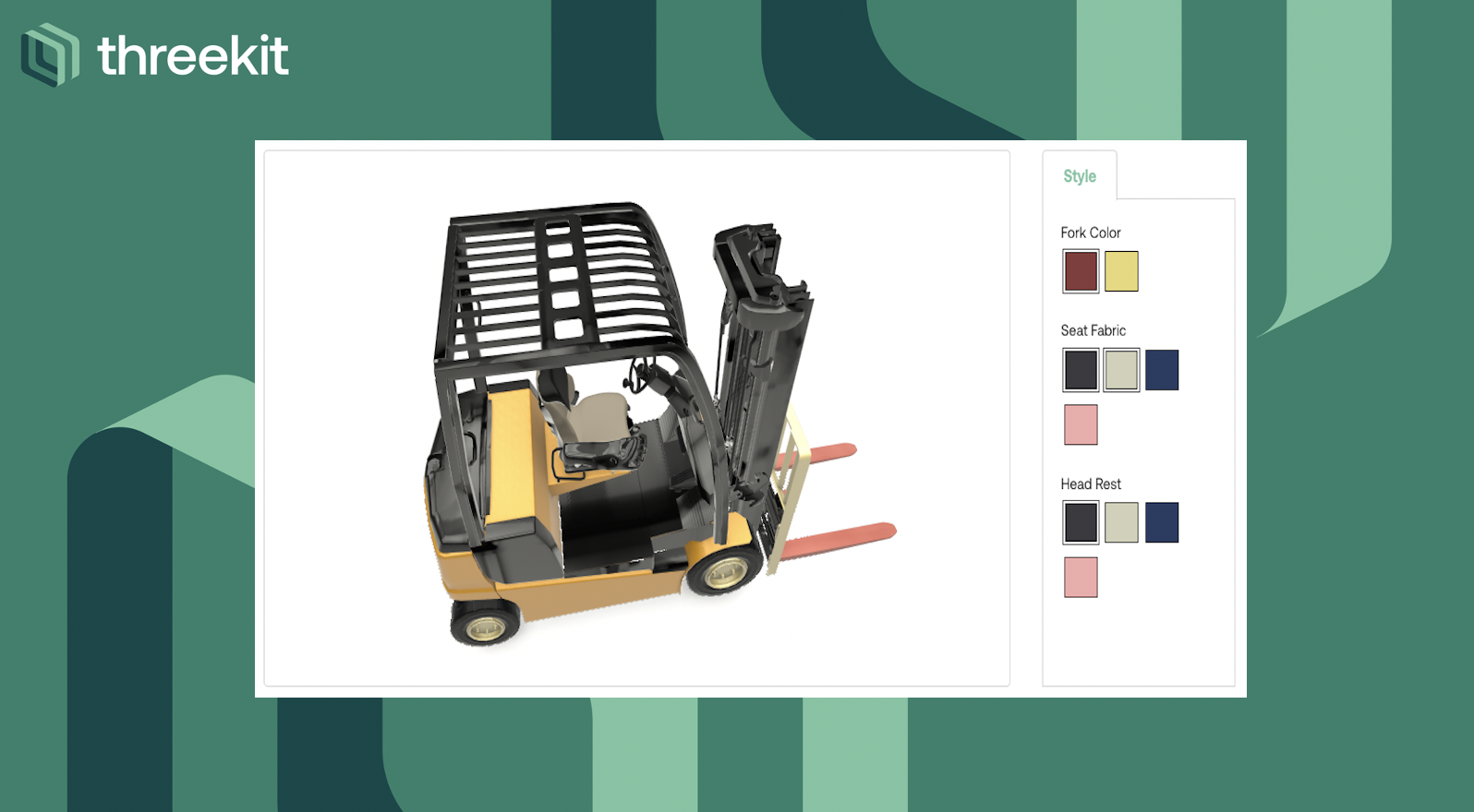 3d forklift configurator